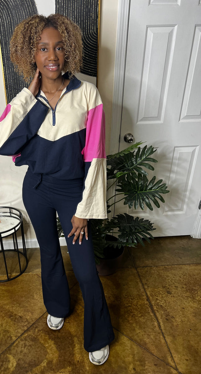 Mya Set (Navy/Cream) – J.Marie’s Closet Boutique